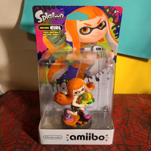 Toys | Nintendo Amiibo Orange Splatoon Inkling Girl Figurebz Box 94e ...